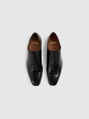 REISS Mead Leather Brogue Shoes