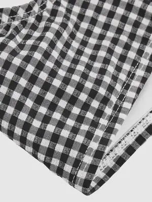 Good American Gingham Bra Bikini Briefs Print