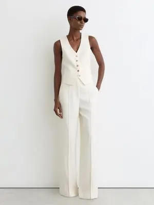 REISS Button-through Tailored Waistcoat