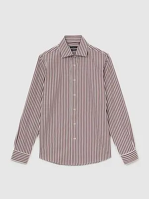 ATELIER Cotton Bengal-stripe Regular-fit Shirt
