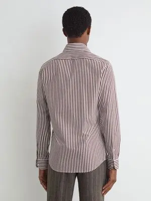 ATELIER Cotton Bengal-stripe Regular-fit Shirt