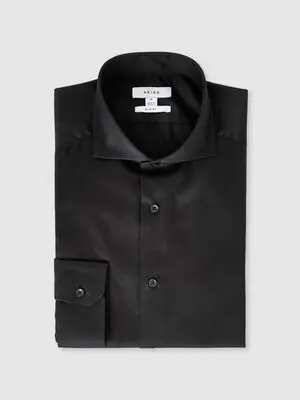 REISS Slim Regular Fit Cotton-twill Two-fold Shirt Slim-fit