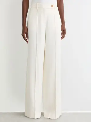 REISS Wide-leg Seam-detail Trousers