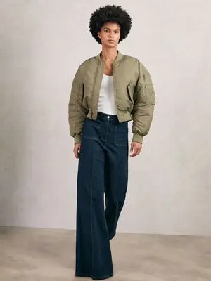 REISS Technical Puffer Bomber Jacket
