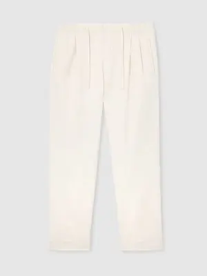 REISS Relaxed Twill Drawstring Trousers