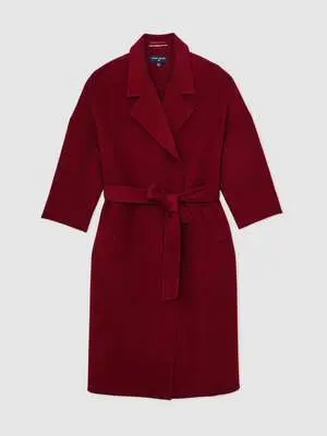 REISS Atelier Wool Blindseam Belted Coat