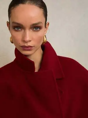REISS Atelier Wool Blindseam Belted Coat