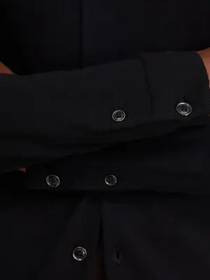 REISS Merino Wool Button-through Cardigan