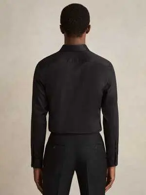REISS Storm Slim Fit Cotton Double-cuff Shirt