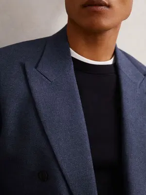 REISS Wool-blend Double-breasted Blazer Slim-fit