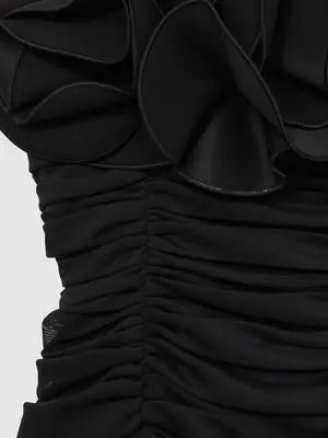 Acler Gathered Midi Dress