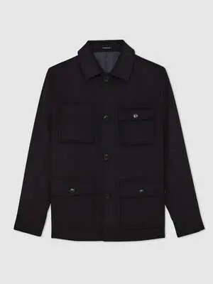 REISS Atelier Cashmere Field Jacket