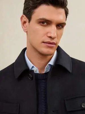 REISS Atelier Cashmere Field Jacket