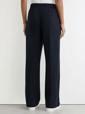 REISS Bella Premium Interlock Wide-leg Joggers