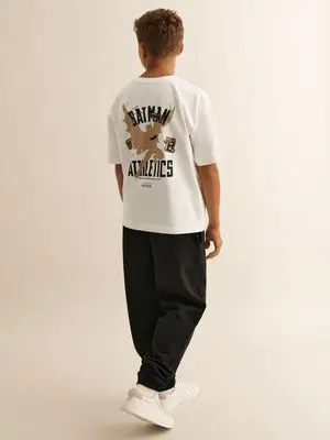 REISS 9-13 Yrs Batman | Athletics T-shirt
