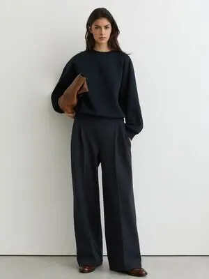 REISS Cotton-blend Full-sleeve Sweatshirt