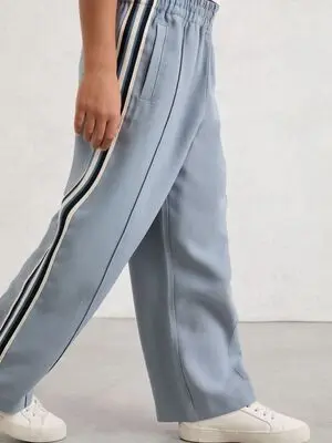 REISS 3-9 Yrs Cotton Blend Side Stripe Trousers