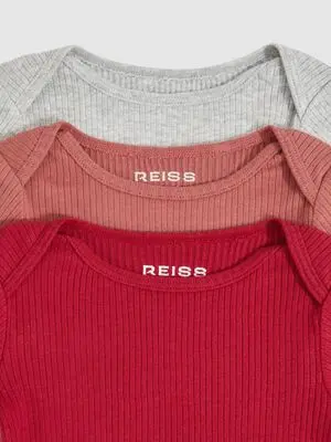 REISS 3 Pack Long-sleeve Bodysuits Set