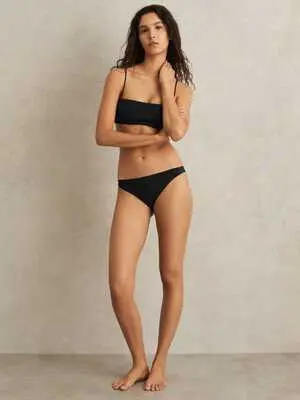 Calvin Klein Crepe Bikini - Black