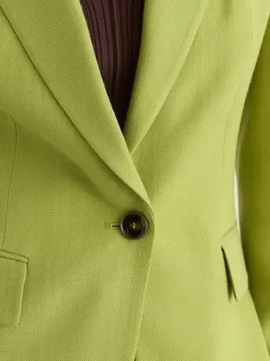 REISS Textured-weave Single-breasted Suit Blazer