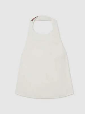 REISS Cotton Belt-halterneck Top