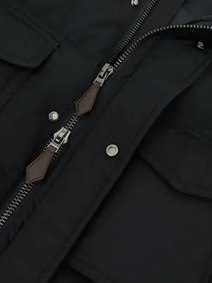 REISS Quilted Four-pocket Puffer Jacket