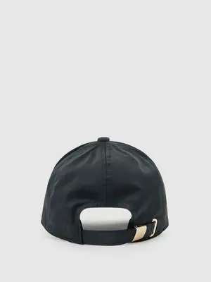 REISS Logo-embroidered Baseball Cap - Black