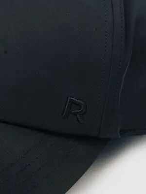 REISS Logo-embroidered Baseball Cap - Black