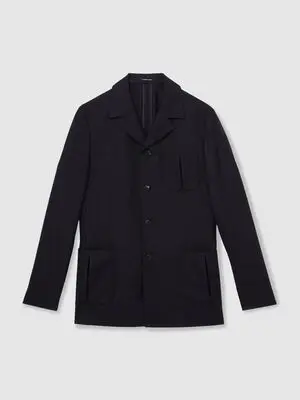 REISS Wool-blend Single-breasted Blazer Tailored-fit