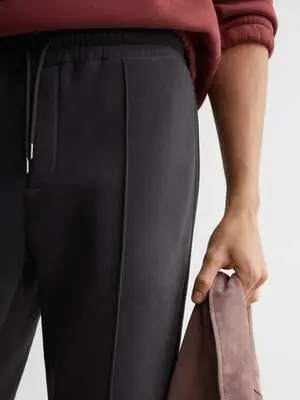 REISS Cotton-blend Drawstring Joggers