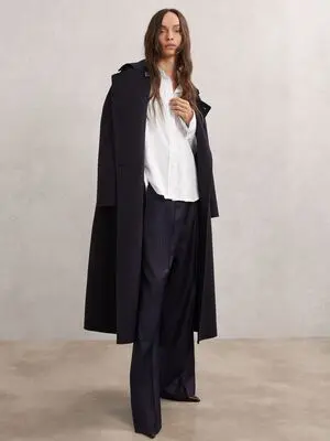 REISS Cotton-sateen Folded-cuff Shirt