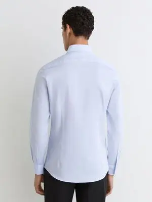 REISS Reg Slim Fit Cotton Slim-fit Dinner Shirt