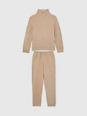 REISS 3-9 Yrs Half-zip Sweatshirt And Joggers Set