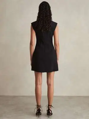 Acler Draped-neck Mini Dress