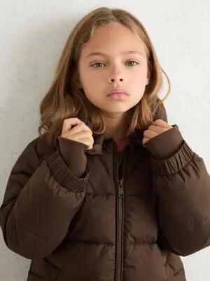 REISS 3-9 Yrs Short Hooded Puffer Coat