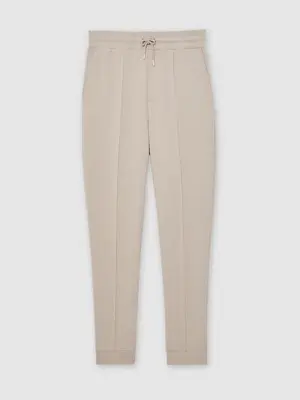 REISS Premium Interlock-jersey Joggers