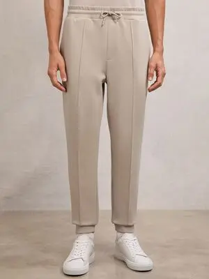 REISS Premium Interlock-jersey Joggers