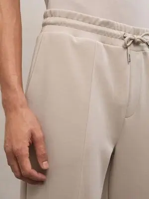 REISS Premium Interlock-jersey Joggers