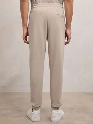 REISS Premium Interlock-jersey Joggers