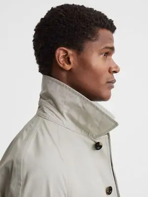 Private White V.c. Mid-length Mac Coat