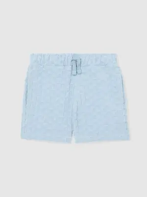REISS 9-13 Yrs Textured Towelling Shorts