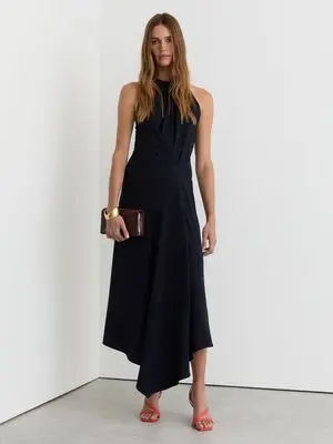 REISS Maeve Sleeveless Midi Dress