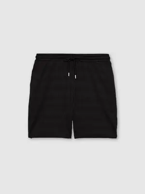 REISS Textured-wave Drawstring Shorts