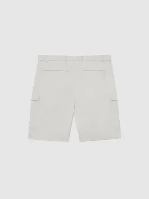 REISS Wicket Cotton Chino Shorts With Stretch