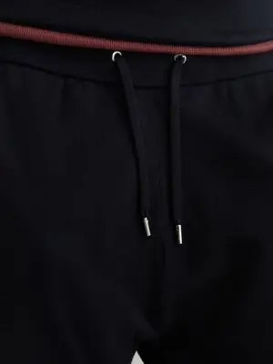 REISS Merino Wool-blend Cuffed Joggers