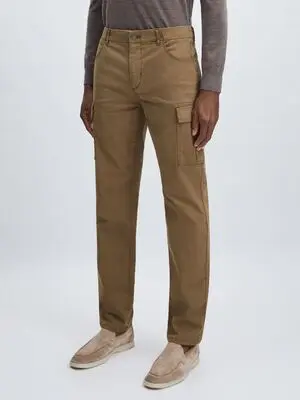 Paige Stretch-cotton Slim Trousers