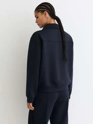 REISS Interlock Collar Sweatshirt