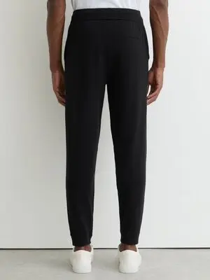 REISS Merino Wool-blend Cuffed Joggers