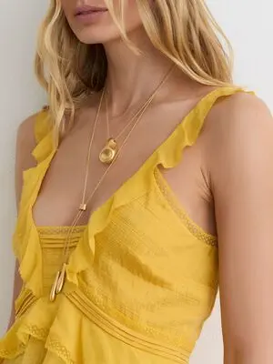 REISS Ruffle Babydoll Cami Top