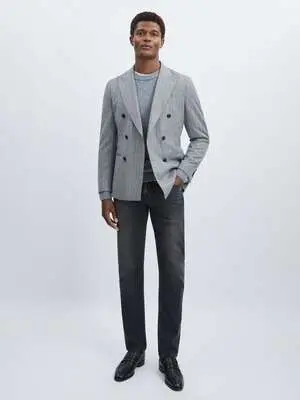Paige Lennox Jeans Plain - Grey/navy
